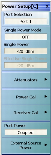 Setting Up Power Sweeps