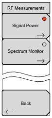 RF Measurements Menu